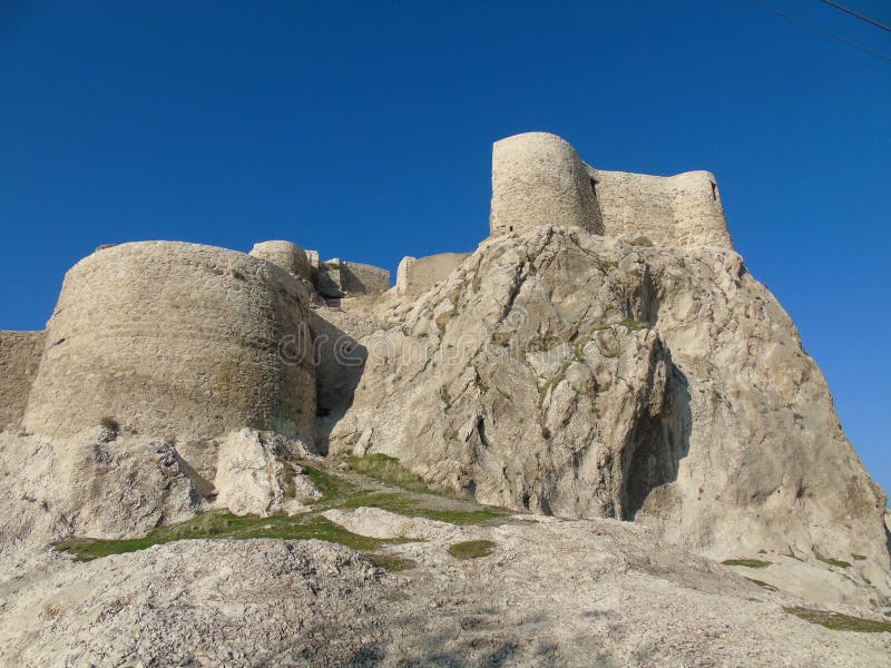 The Ruins of Van Castle in Eastern Turkey Stock Image - Image of ...