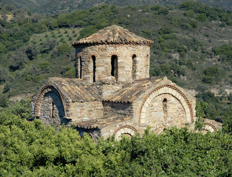APTERA, CRETE stock photo. Image of monastry, countryside - 132741172