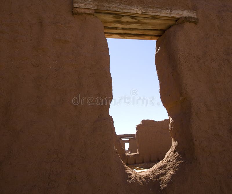 Ruins window stock photo. Image of fort, orange, mexico - 28098008