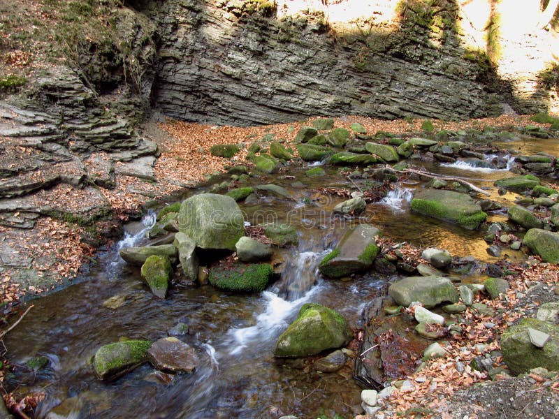 Ruisseau de montagne image stock. Image du vallée, nature - 40104433