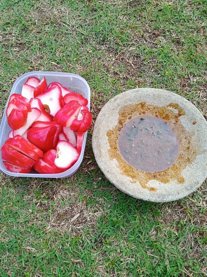 Rujak - a Typical Indonesian Snack Stock Photo - Image of indonesian ...