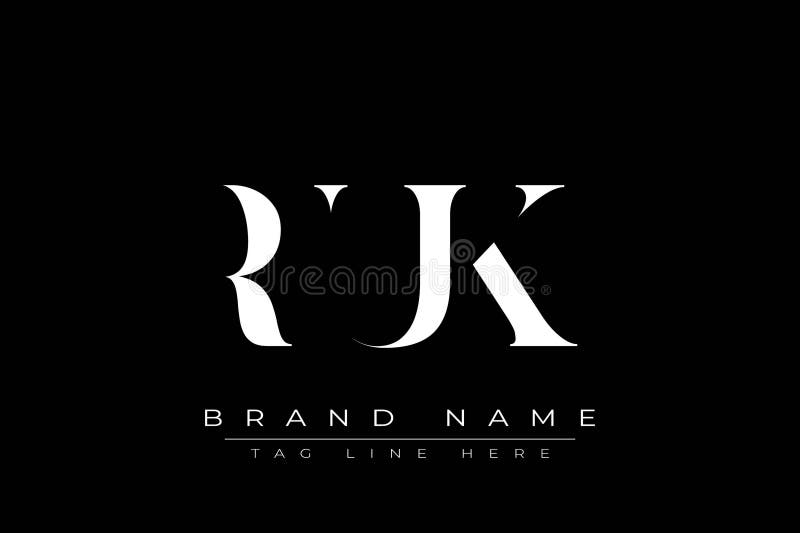 RUK Abstract Letter Logo Design Stock Illustration - Illustration of ...