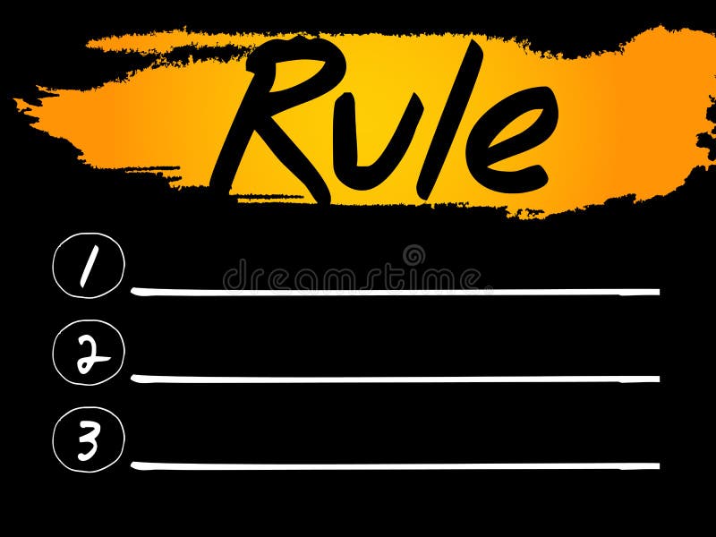 Rule List Stock Illustrations – 863 Rule List Stock Illustrations ...