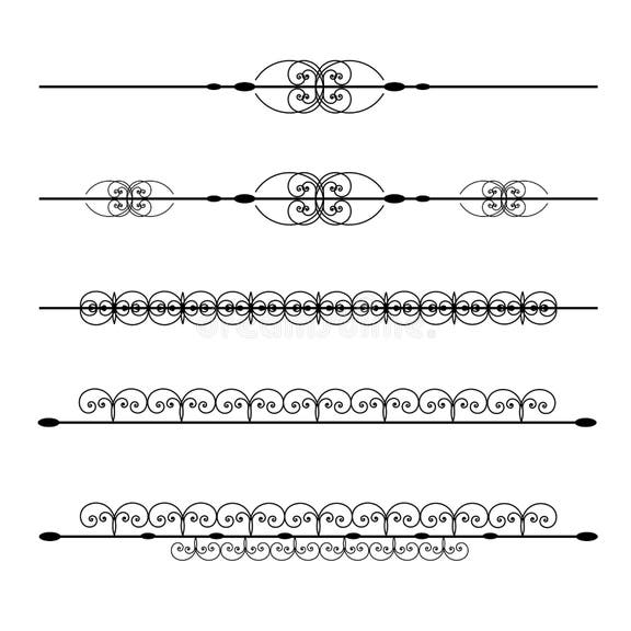 Elegant Rule Lines Borders Stock Illustrations – 28 Elegant Rule Lines ...