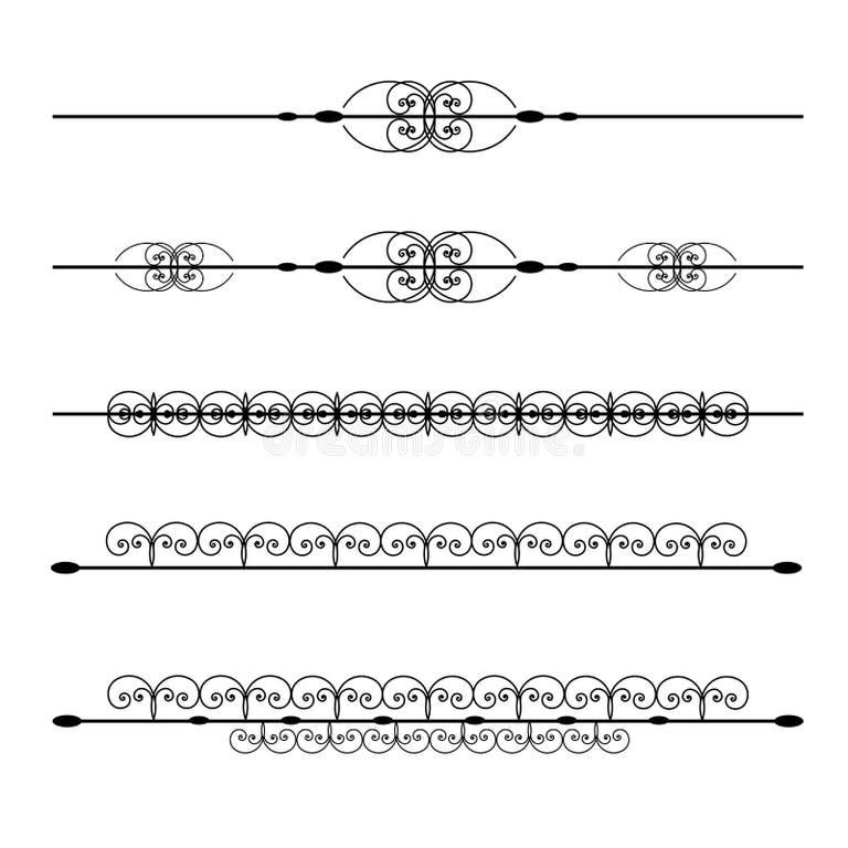 Elegant Rule Lines Borders Stock Illustrations – 28 Elegant Rule Lines ...