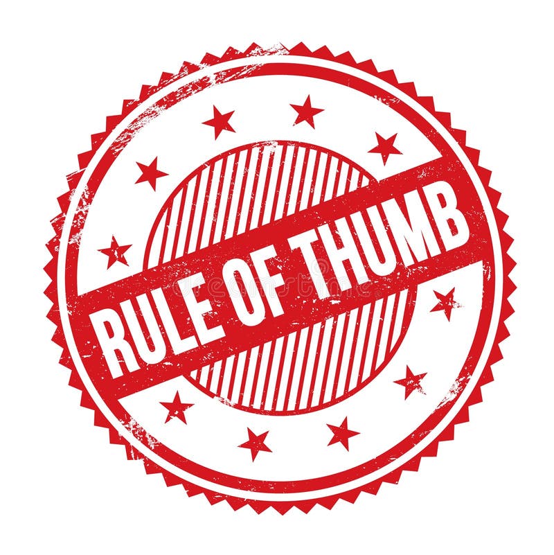 Thumb Rule Stock Illustrations – 283 Thumb Rule Stock Illustrations ...