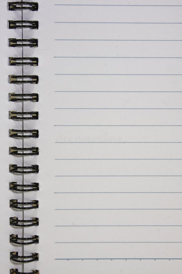 Ruled notebook stock image. Image of spiral, rules, notepad - 17156613