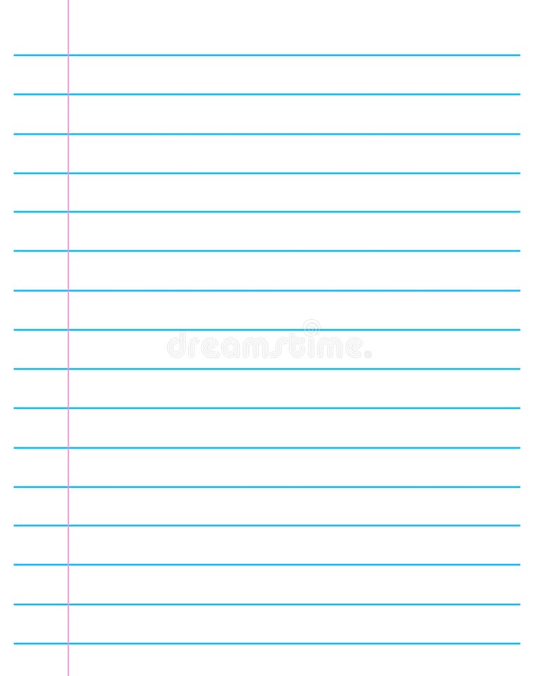 Exercise Book Paper Page Lines Stock Illustrations – 563 Exercise Book ...