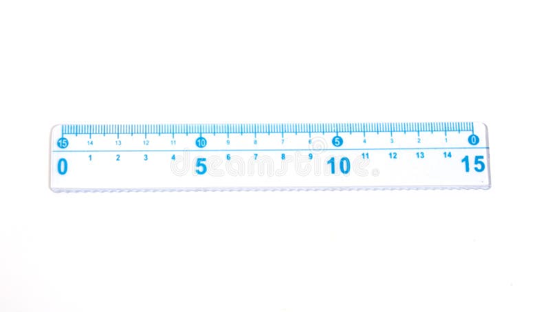 A 15 cm ruler. stock photo. Image of imperial, small, isolated - 2341682
