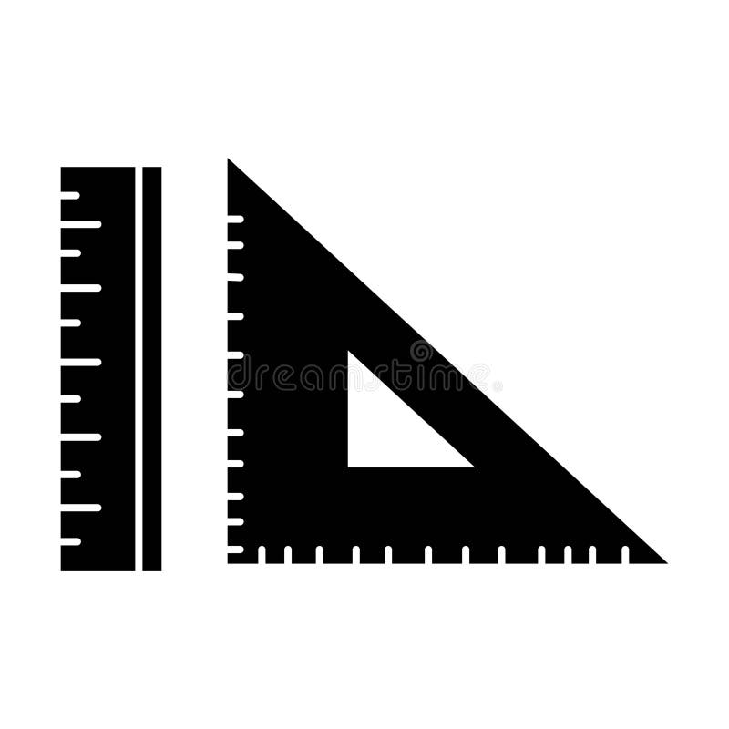 Ruler icon vector stock vector. Illustration of symbol - 328676072