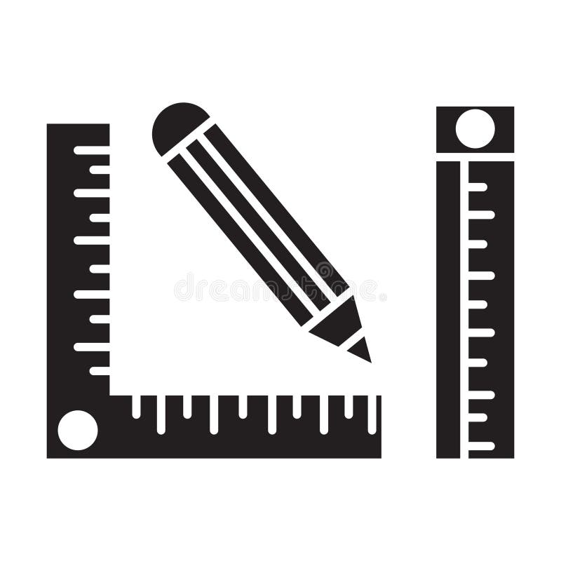 Ruler icon vector stock vector. Illustration of scale - 332725173