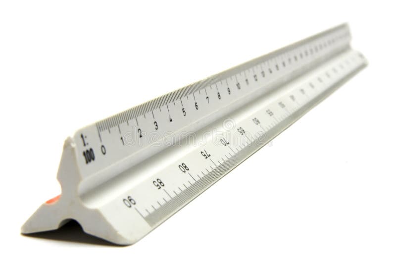 Reduction scale ruler stock image. Image of isolate, carpenter - 12027041
