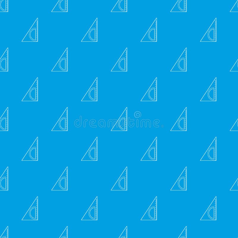 Ruler Angle Pattern Vector Seamless Blue Stock Vector - Illustration of ...