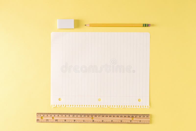 Pieces of Ripped White Note, Notebook, Copybook Paper Sheets Stuck with ...