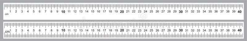 Set for Rulers 50 Cm. Precise Measuring Tool. Ruler Scale 0,5 Meter ...