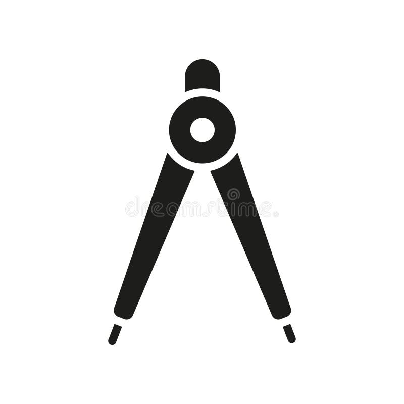 Ruler Compass Icon Vector Design Templates Simple and Modern Stock ...