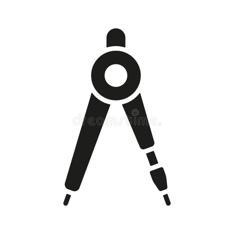 Ruler Compass Icon Vector Design Templates Simple and Modern Stock ...