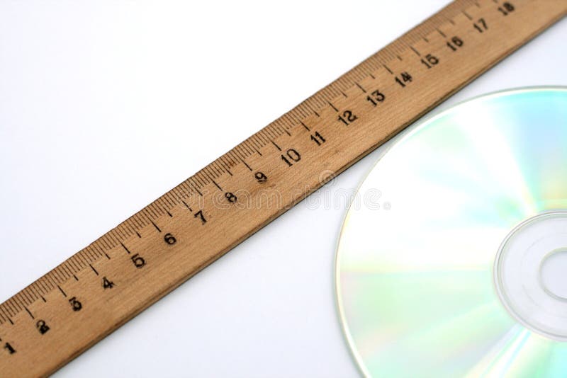 Ruler and disc stock image. Image of disk, binary, entertainment - 3004053