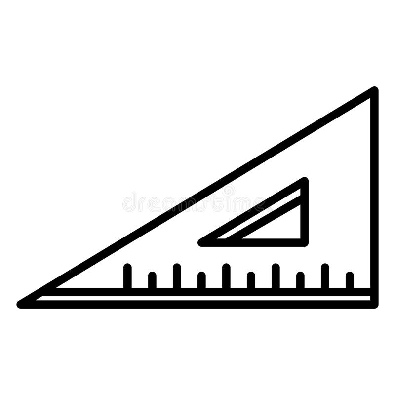 Ruler stock vector. Illustration of tool, brand, drawing - 349586238