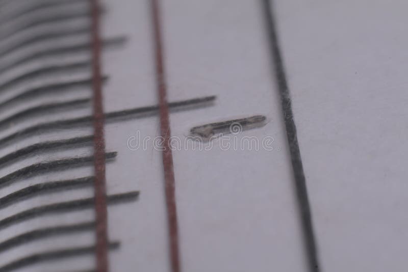 Ruler Extreme Close Up Macro Stock Photo Stock Photo - Image of metal ...