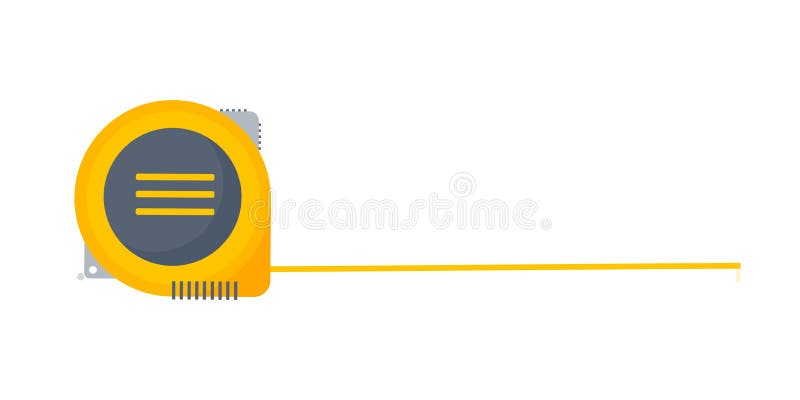 Ruler in a Flat Style. Scale. Width and Length. Measurement Tool ...