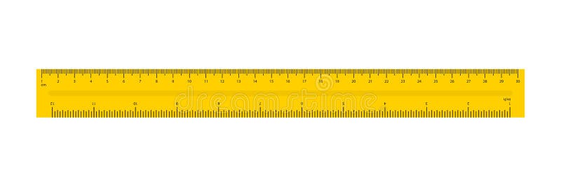 Ruler in Flat Style. Simple Isolated Flat Vector Stock Illustration ...