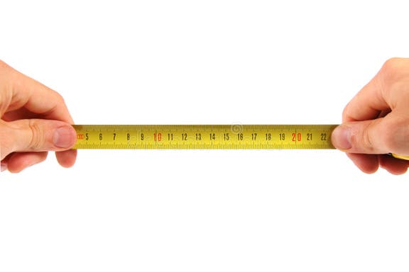 Ruler in the hands stock photo. Image of precision, instrument - 20714334