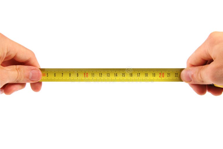 Ruler in the hands stock photo. Image of precision, instrument - 20714334