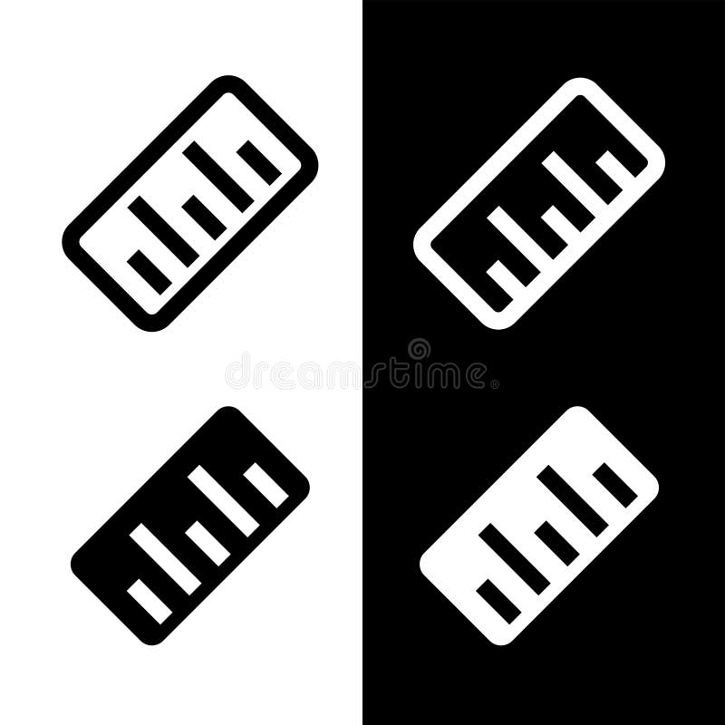 Ruler Icon. Designation of Dimensions or Dimensions. Measurement or ...