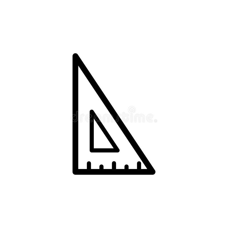 Ruler Icon Flat Vector Template Design Trendy Stock Vector ...