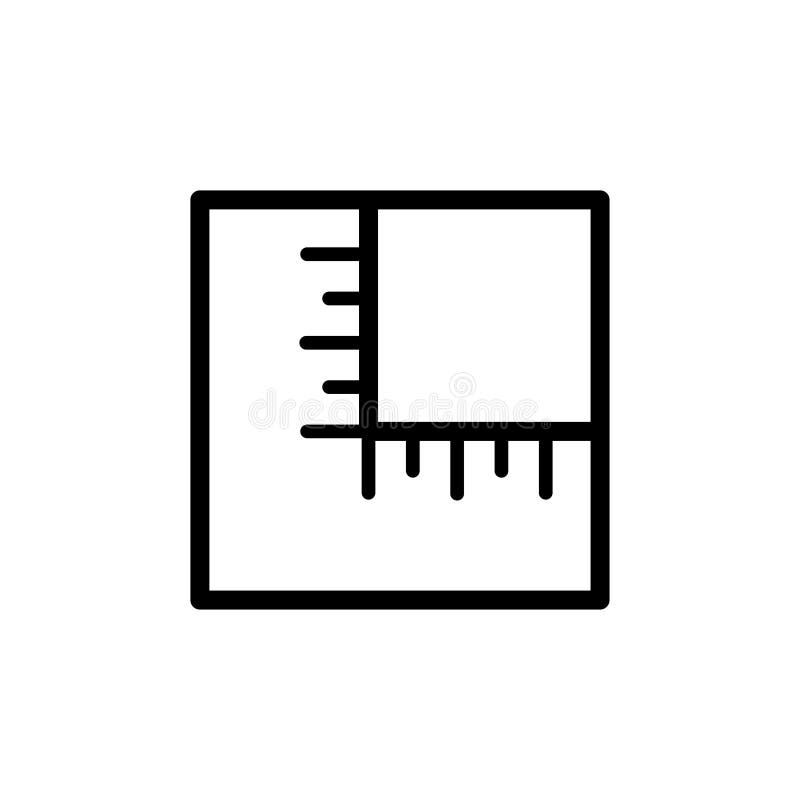 Ruler Icon Flat Vector Template Design Trendy Stock Vector ...