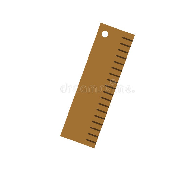 Ruler Icon Illustrated in Vector on White Background Stock Illustration ...