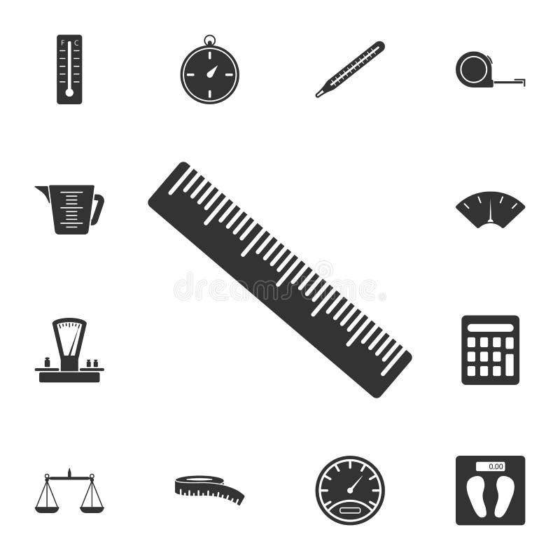 Ruler Icon. Simple Element Illustration. Ruler Symbol Design from ...