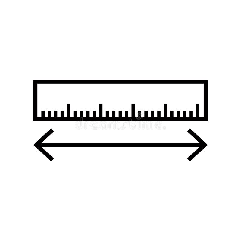 Ruler Icon Stationery Icon Vector Logo Design Template Stock Vector ...