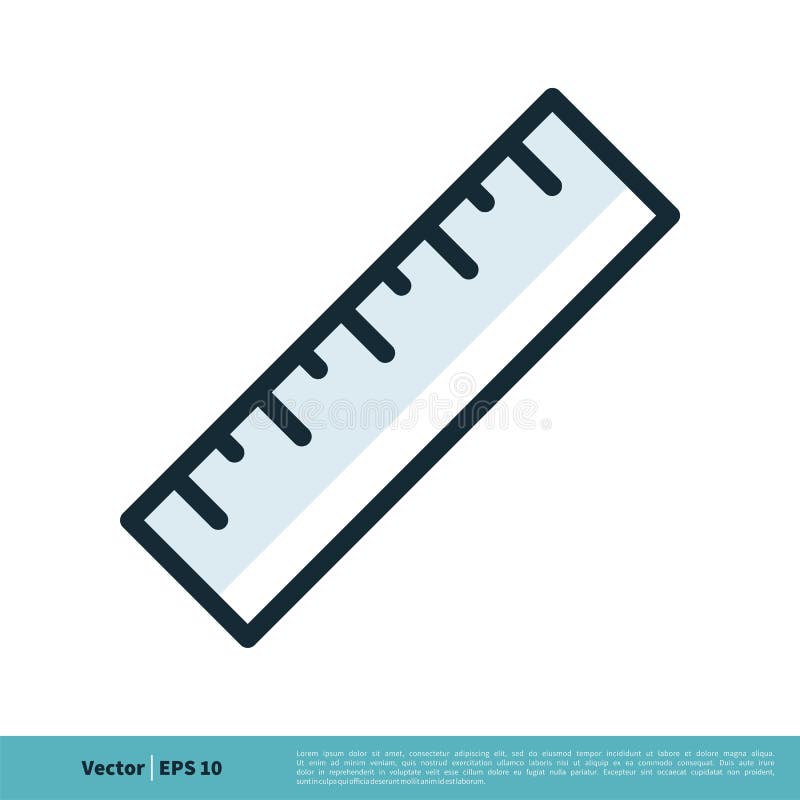 Ruler Icon Vector Logo Template Illustration Design. Vector EPS 10 ...