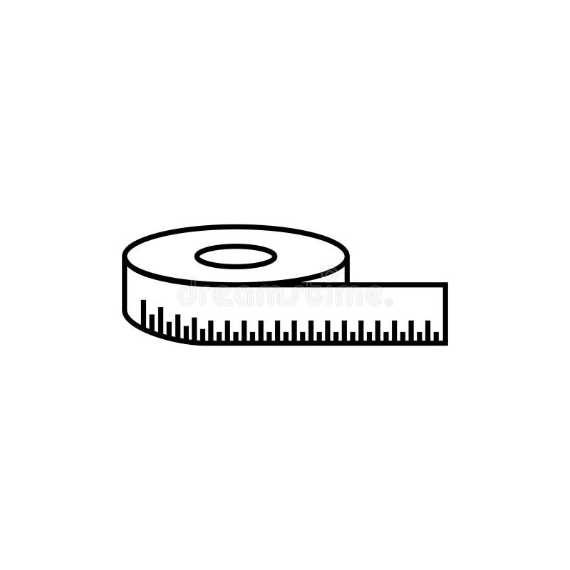Ruler icon vector stock vector. Illustration of vector - 287719380