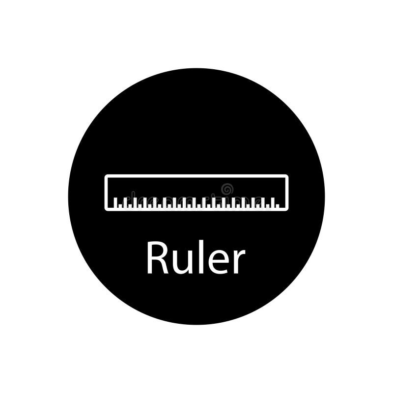 Ruler icon vector stock vector. Illustration of template - 287719423