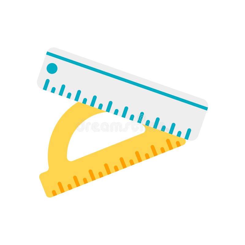 Ruler Icon Vector Sign and Symbol Isolated on White Background, Ruler ...