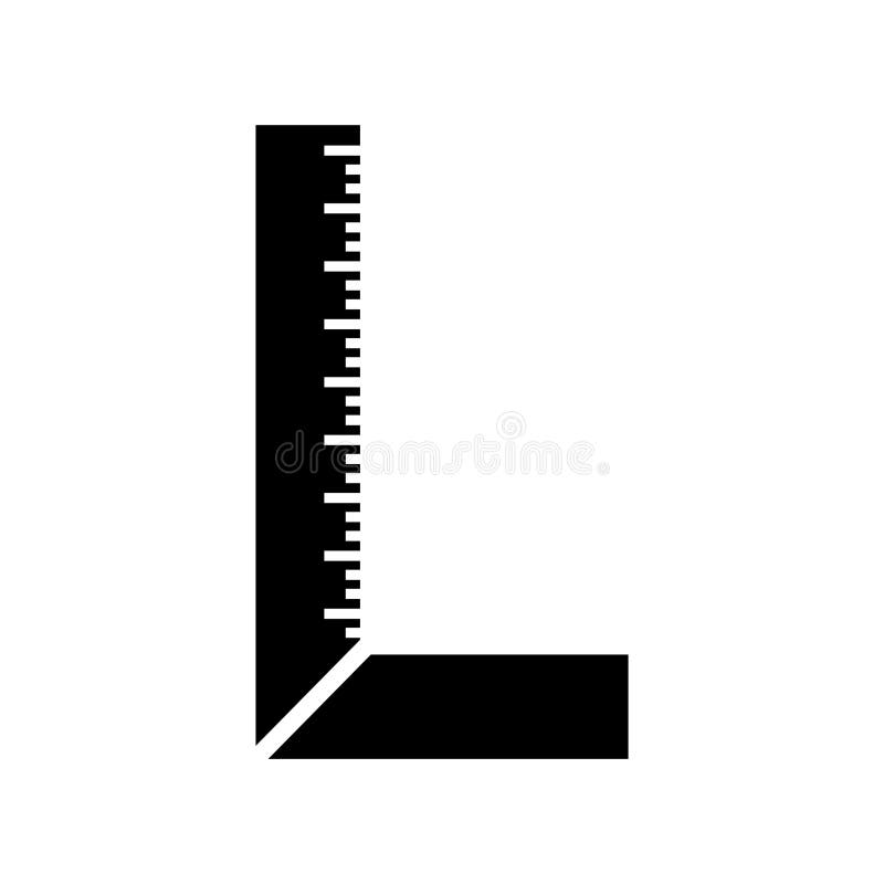 Ruler icon vector stock vector. Illustration of size - 279902624