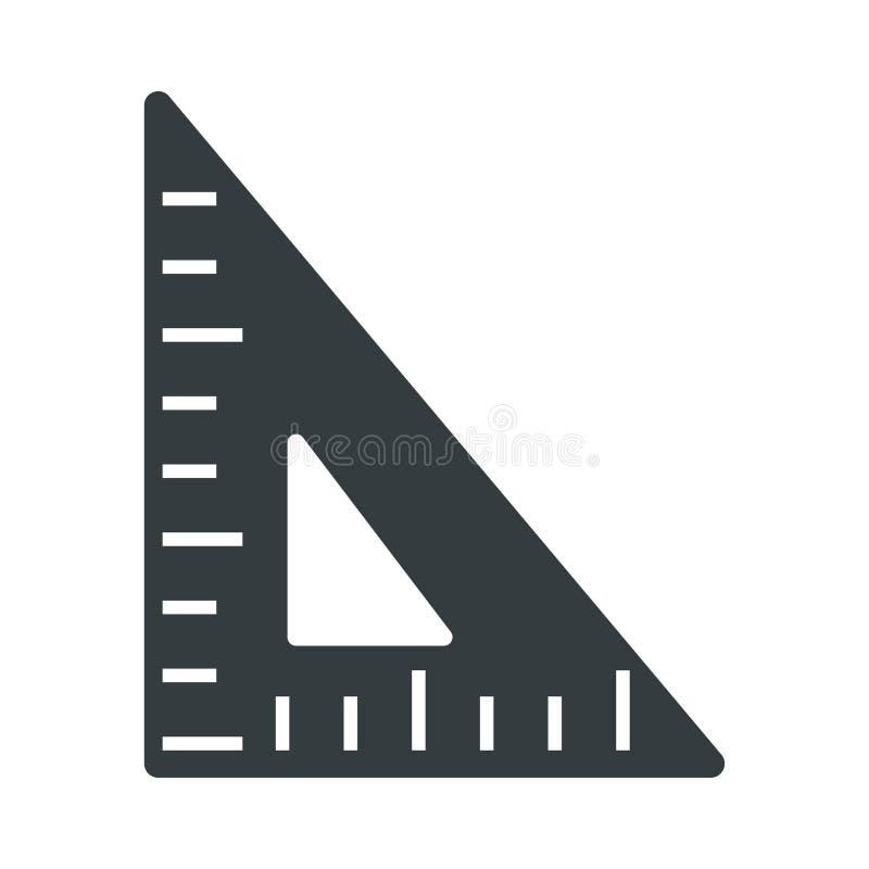 Ruler Icon Vector on Trendy Design Stock Illustration - Illustration of ...