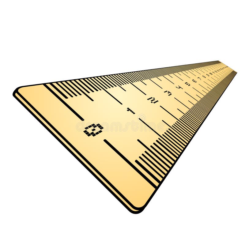 Ruler illustration stock vector. Illustration of education - 72906577