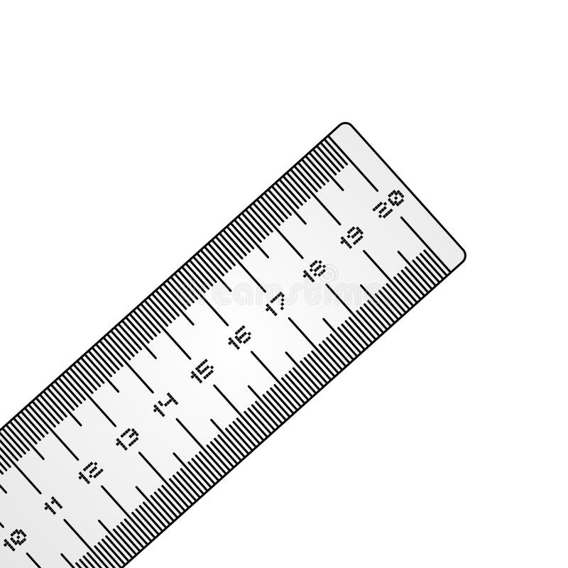 Ruler illustration stock vector. Illustration of scale - 76633833