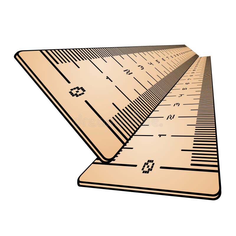 Ruler illustration stock vector. Illustration of tool - 76655977