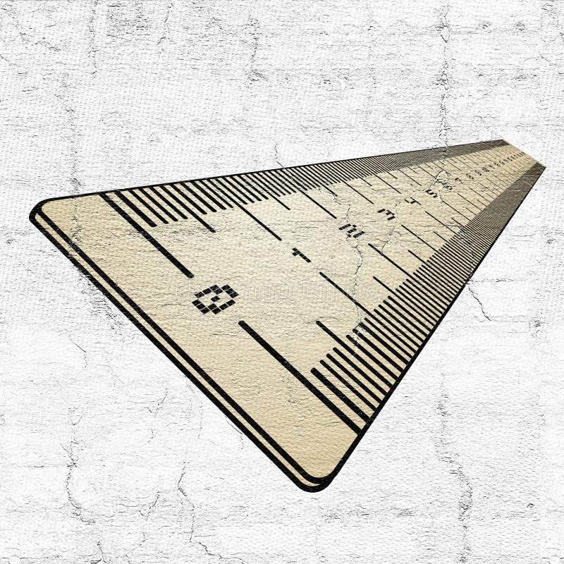 Ruler illustration stock illustration. Illustration of measure - 96477849