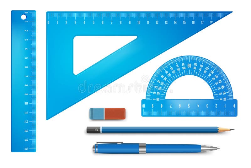 Ruler instruments stock vector. Illustration of vector - 46651773