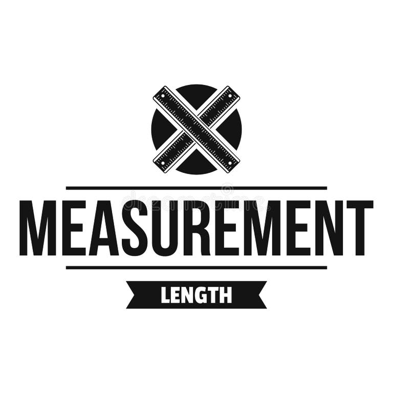 Ruler Logo, Simple Black Style Stock Vector - Illustration of ...