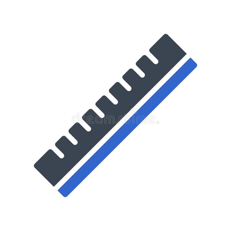 Measure ruler icon stock vector. Illustration of equipment - 270349272
