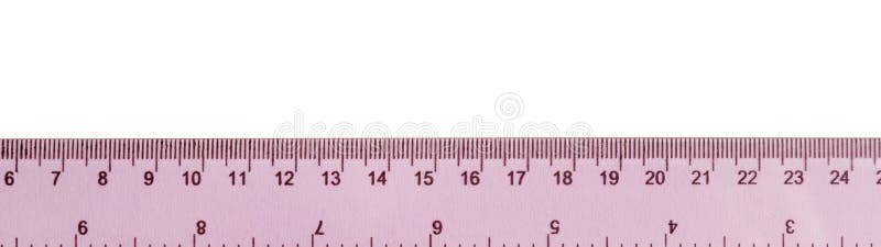 Ruler with Measuring Length Markings in Centimeters Isolated on White ...