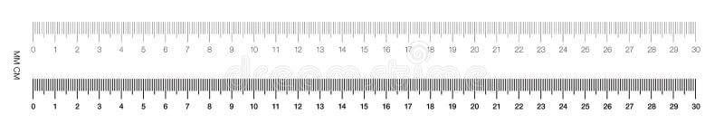Ruler. Measuring Scale, Markup for Rulers. Vector Illustration ...