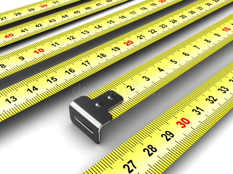 Ruler Meter Tape Background Stock Illustration - Illustration of ...